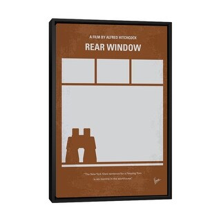 iCanvas "Rear Window Minimal Movie Poster" by Chungkong Framed Canvas Print - Bed Bath & Beyond ...